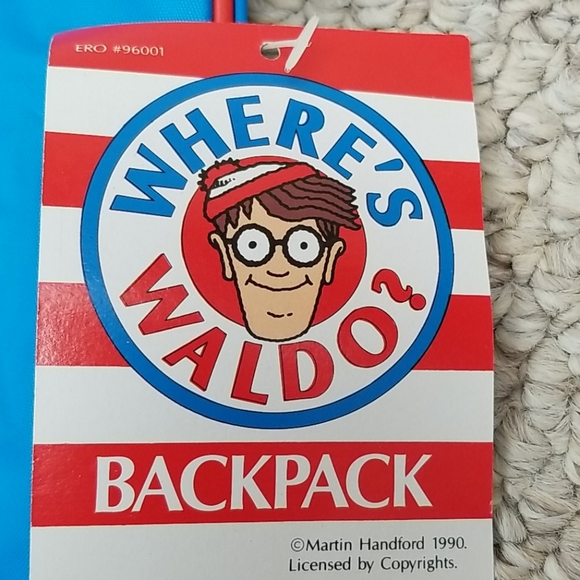 Vintage | Accessories | Nwt Vintage Wheres Waldo Backpack | Poshmark